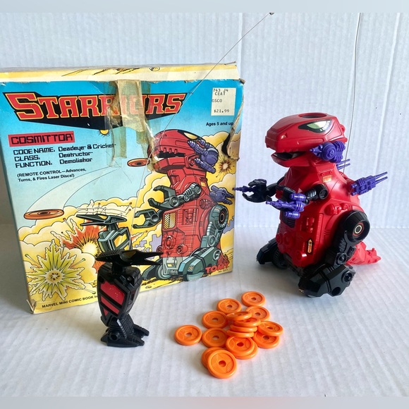 TOMY | Toys | Vintage 984 Deadeye Cricket Tomy Starriors Cosmittor ...